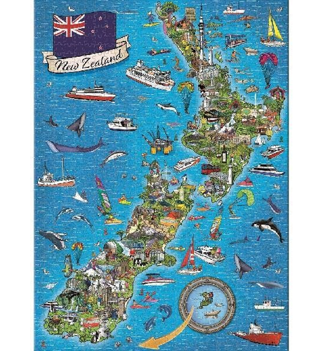 New Zealand Family Jigsaw 1000pc Puzzle - PLAY-Puzzles : Kids Clothing ...