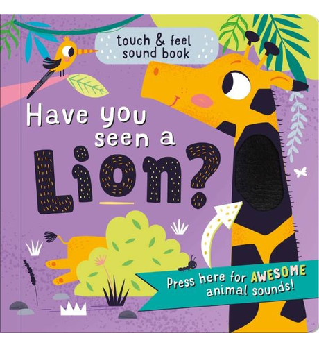Lion Touch & Feel Sound Book - PLAY-Books : Kids Clothing NZ : Shop ...
