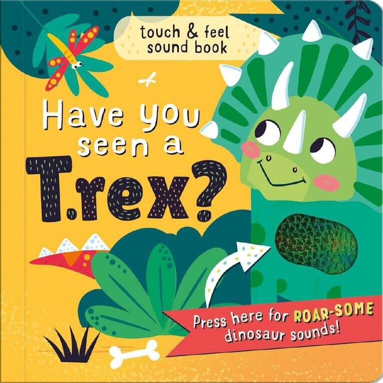 T Rex Touch & Feel Sound Book - PLAY-Books : Kids Clothing NZ : Shop ...