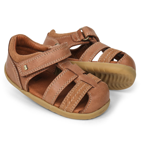 Bobux Step Up Roam Sandal - Caramel - FOOTWEAR-Sandals & Jandals : Kids ...