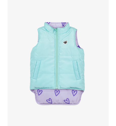 The Girl Club Reversible Puffer Vest - CLOTHING-GIRL-Girls Jackets ...
